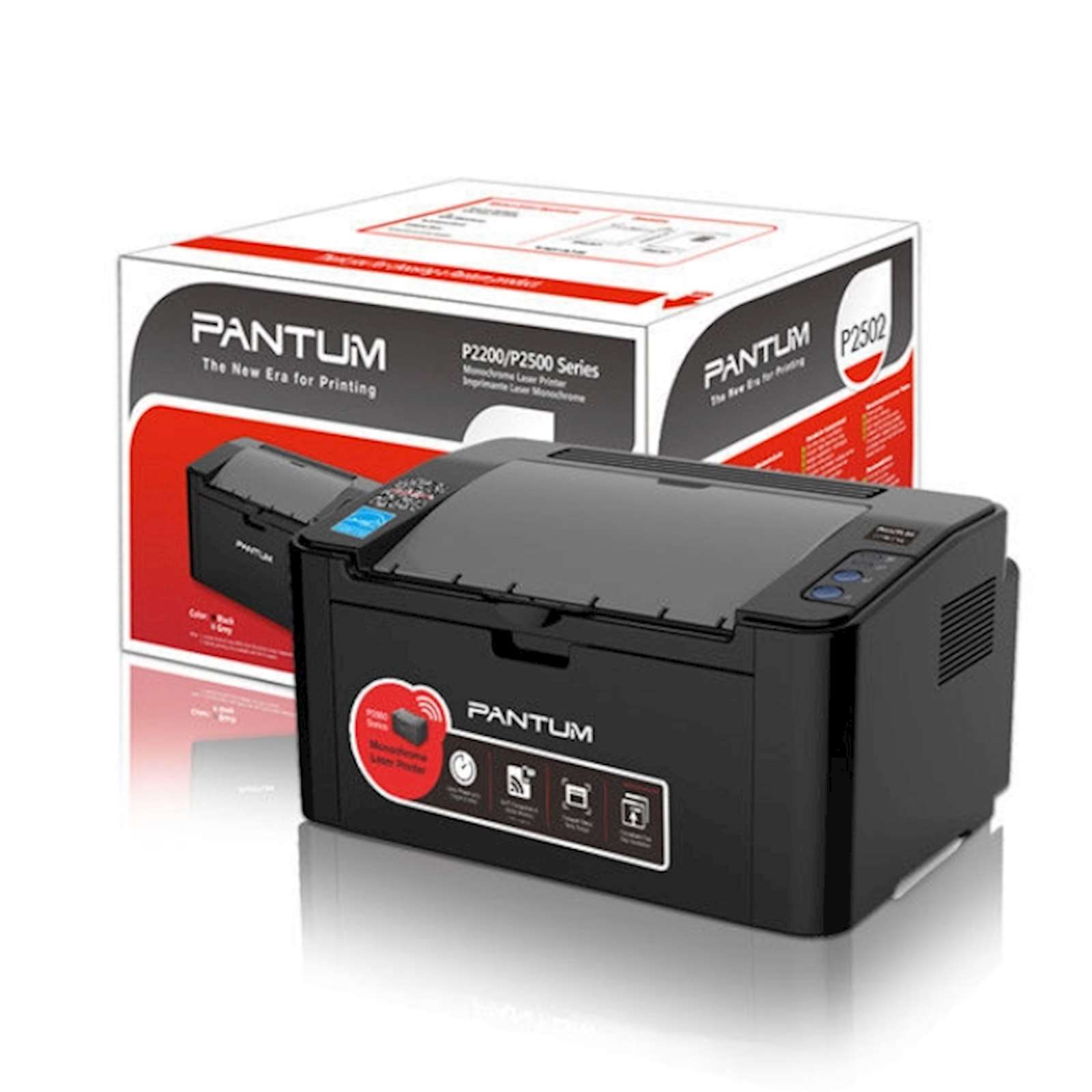 პრინტერი Pantum P2500W Monochrome Laser Printer 22ppm (A4) / 600 MHz ...